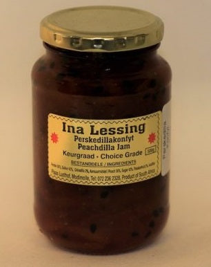 Ina Lessing Peachdilla Jam 410ml – South African Shop London