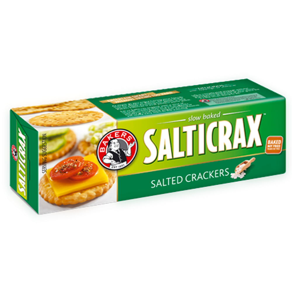 Bakers Salticrax Salted Crackers 200gr – South African Shop London