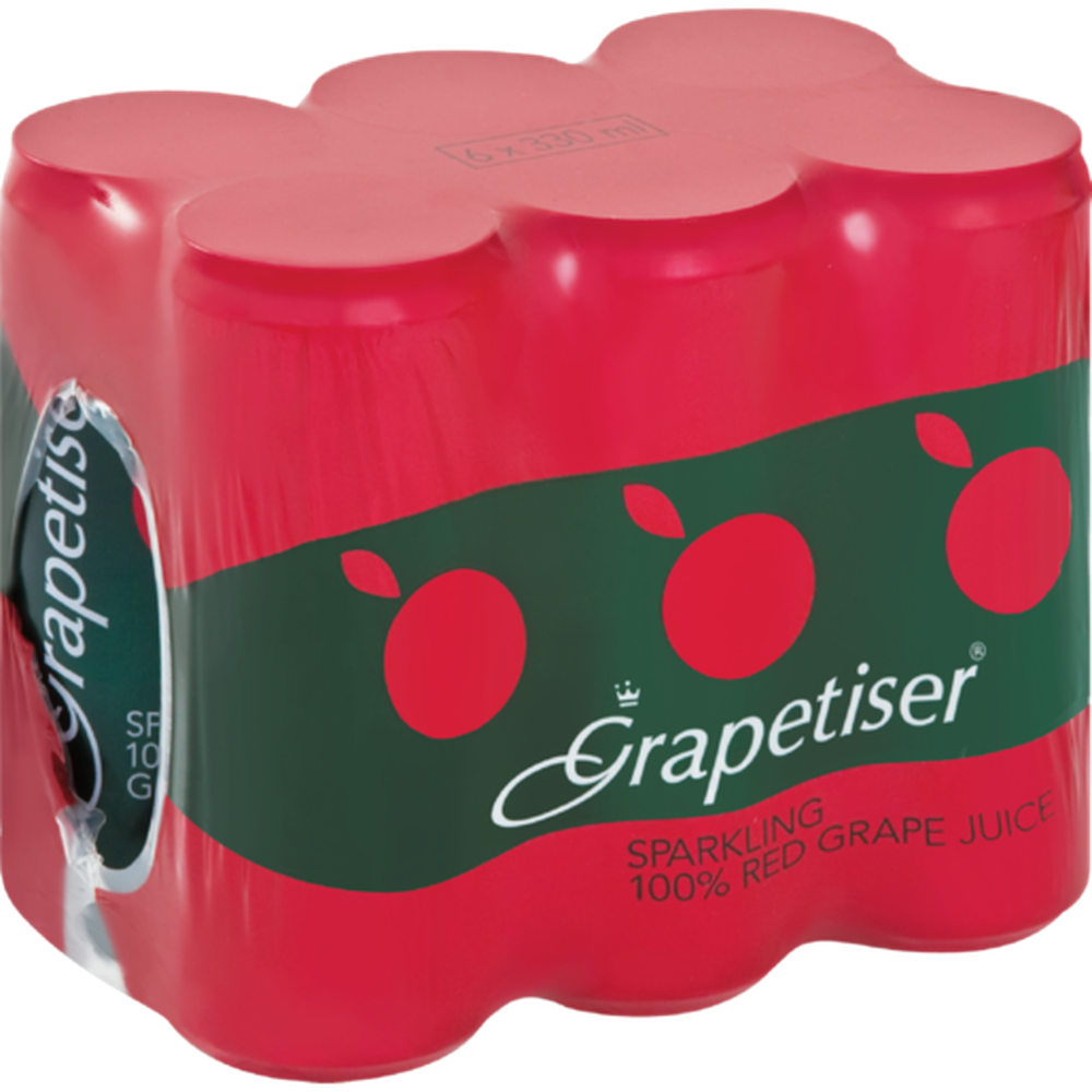 Grapetiser Red 6x330ml Can – South African Shop London